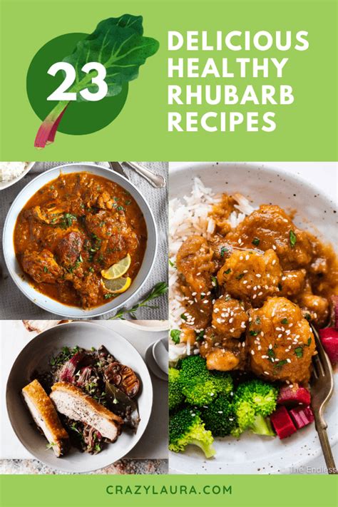 23 Healthy Rhubarb Recipes To Try In 2025 Crazy Laura