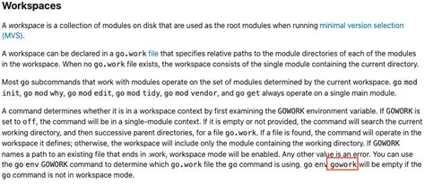 Xwebsite Refmod Gowork Should Be Capitalized In Go Env Gowork