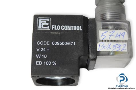 Flo Control 609500671 Solenoid Coil Platinum International