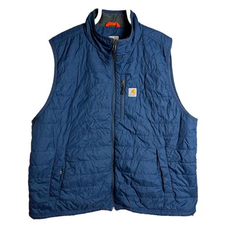 CARHARTT GRANATOWA PIKOWANA KAMIZELKA BEZRĘKAWNIK 11988548974