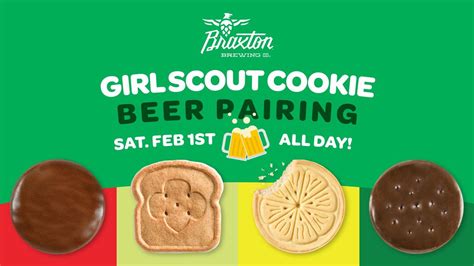 Girl Scout Cookie And Beer Pairing Braxton Brewing Company Covington