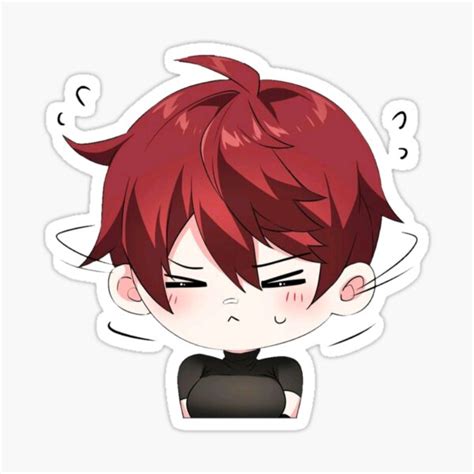 Cute Flustered Chibi Sticker For Sale By Iamilpyo Redbubble