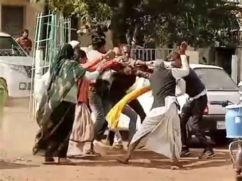 There Was Fierce Kicking And Punching Outside The Registrar Office