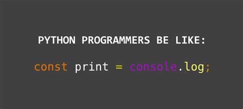 Python programmers attempting JavaScript. : r/ProgrammerHumor