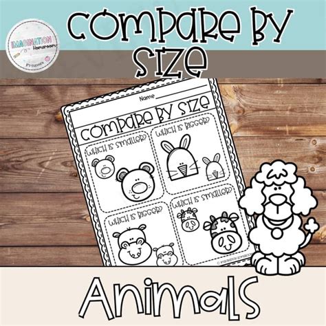 Animal Compare By Size Bigger Smaller Than Size Discrimination Tpt