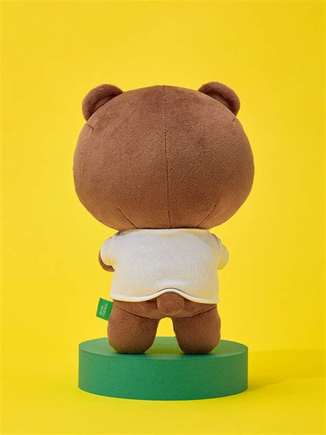 라인프렌즈 브라운 오리지널 중형인형 커플 Line Friends Square