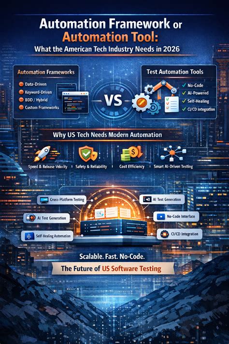 Automation Framework Or Automation Tool What The American Tech