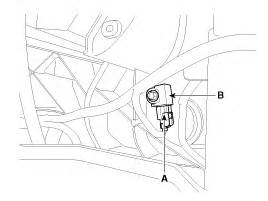 Kia Sorento Front Impact Sensor FIS Removal SRSCM Restraint Kia Sorento XM