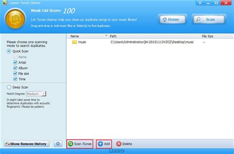 Come Usare Leawo Tunes Cleaner Per Eliminare I Duplicati 02 Leawo Centro Di Esercitazione