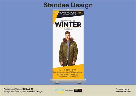 Mitesh Solanki — Corel Draw Assignments 14 Brochure Design