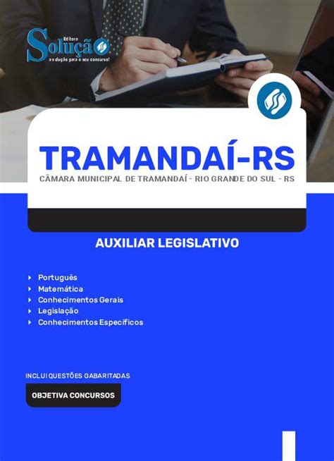 Apostila Câmara Tramandaí Rs 2023 Auxiliar Legislativo Solução