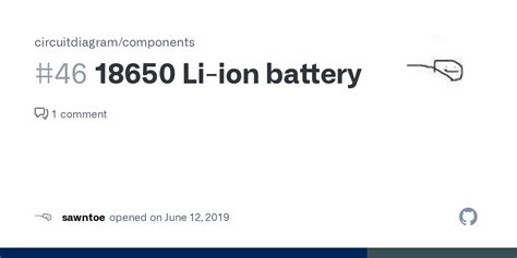 18650 li ion battery · issue 46 · circuitdiagram components · github