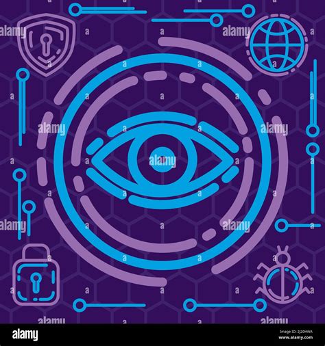 Eye Cyber Security Stock Vector Image And Art Alamy