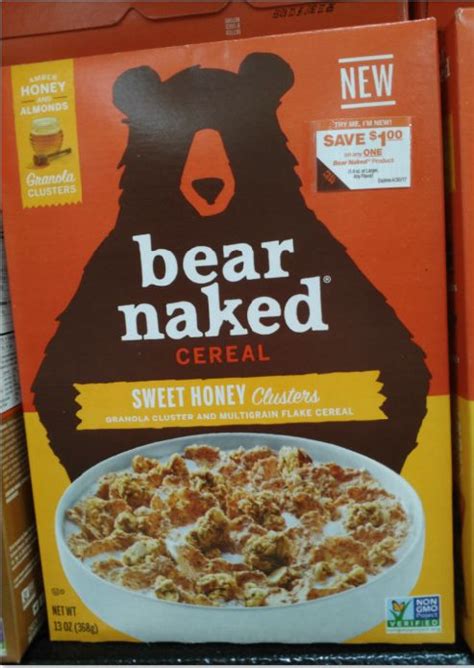 Bear Naked Cereal Sweet Honey Clusters Granola Clusters Clusters