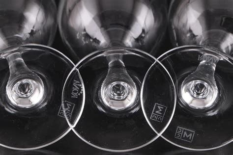 Rona Nick And Nora Cocktail Glasses With Imperial Candlewick Glass