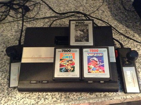 I Just Got A Working Atari 7800 Prosystem With Three Games And Two