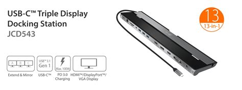 j5create | JCD543 USB-C™ Triple Display Docking Station – j5create ...