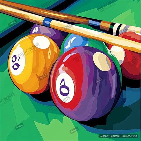 Ai创作图台球装饰画 台球学校台球插画 台球无框画 台球插画 台球海报撞球 台球形象设计 桌球装饰画 桌球造型装饰画 台球展板广告装饰画 台球