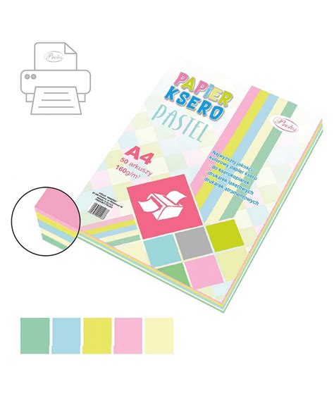 Papier Ksero W Pastelowych Kolorach Arkuszy G M PROTOS A