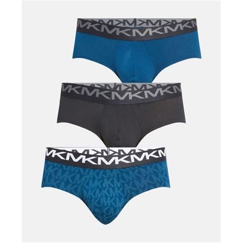 Michael Kors Logo 3 Pack Briefs Men Boxer Briefs Flannels
