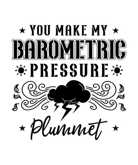 You Make My Barometric Scientist Meteorologist Digital Art By Tshirtconcepts Marvin Poppe Fine