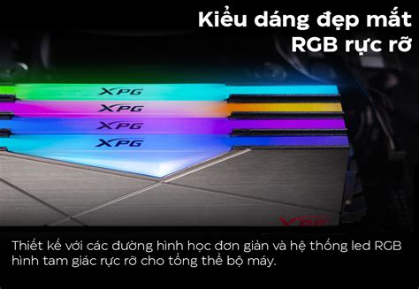 Ram Desktop Adata Xpg Spectrix D50 Rgb White Ax4u32008g16a Sw50 8gb