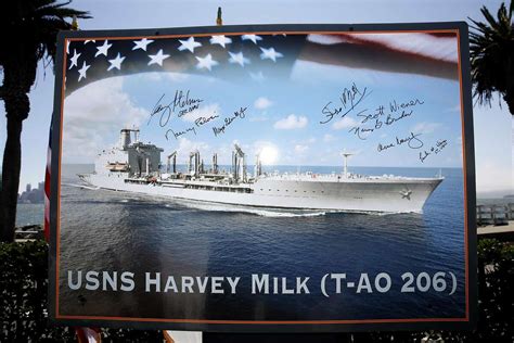 Harvey Milk Saluted At Navy Ship Naming Ceremony