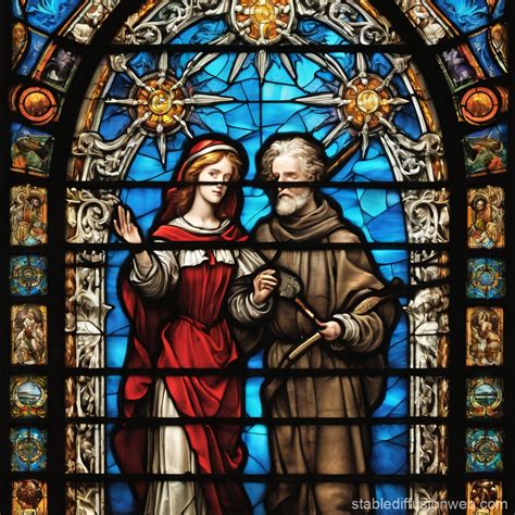 Stained Glass Artwork Stable Diffusion Online