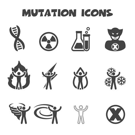 Mutation Icons Symbol 673006 Vector Art At Vecteezy
