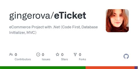 Github Gingerova Eticket Ecommerce Project With Net Code First Database Initializer Mvc