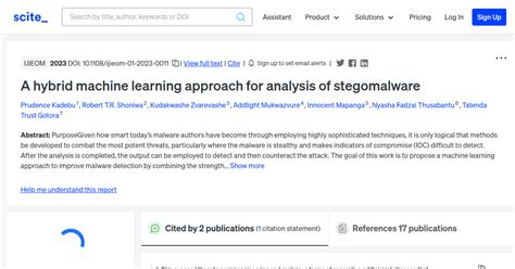 A Hybrid Machine Learning Approach For Analysis Of Stegomalware