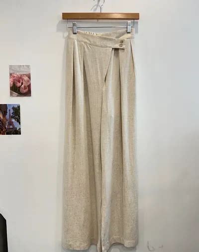 제이엠무드 투피스 Set 린넨자켓 린넨 와이드팬츠 하객룩 세트