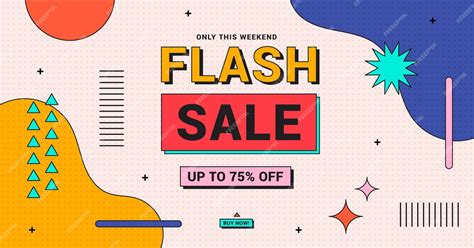 선형 평면 소셜 미디어 판매 게시물 템플릿 무료 벡터