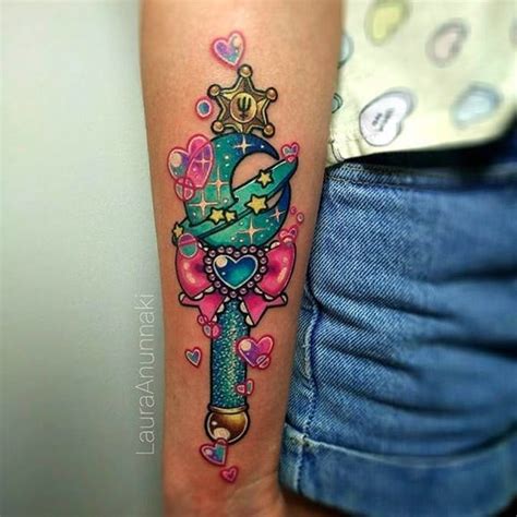 Sailor Moon Wand Tattoo By Laura Anunnaki Lauraanunnaki Sailormoon