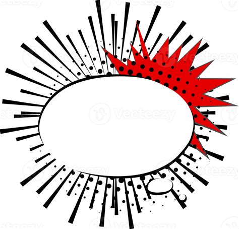 Black And White Pop Art Polka Dots Halftone Speech Bubble Balloon Icon