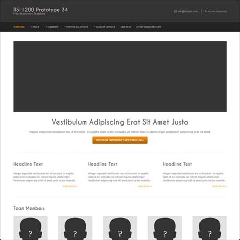 110 free responsive html5 css3 business and portfolio website templates