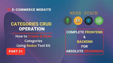 Categories Crud Operation Part 01 Mern Project Mern Stack Ecommerce Website Youtube