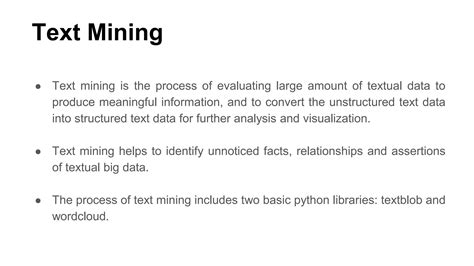 Module 4 Text Analyticspptx Computing Technology And Computing