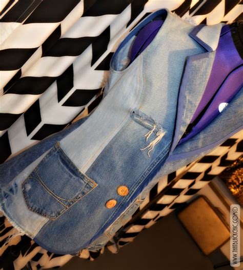 2 Of My Latest Denim Re Fashion Projects Diy Sewing That Black Chic