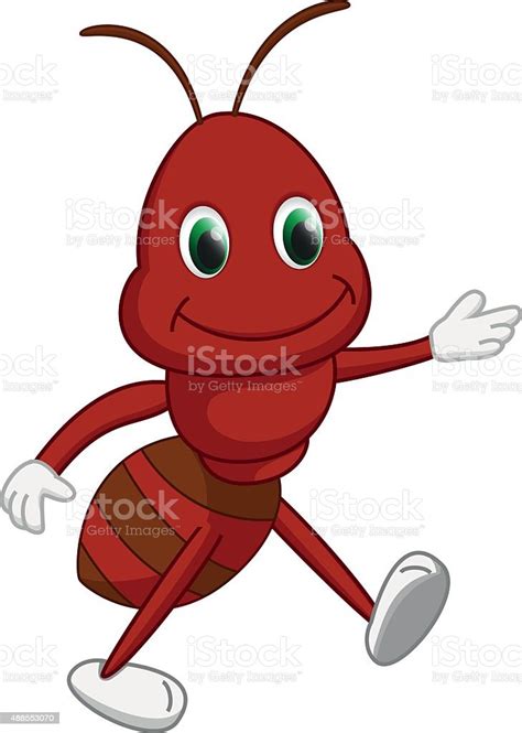 Ant 말풍선이 있는 귀여운 개미에 대한 스톡 벡터 아트 및 기타 이미지 개미 2015년 갈색 Istock