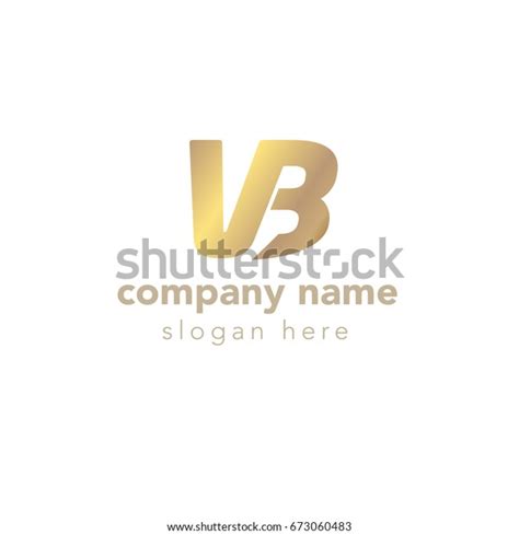 Letter Vb Element Logo Template Stock Vector Royalty Free 673060483