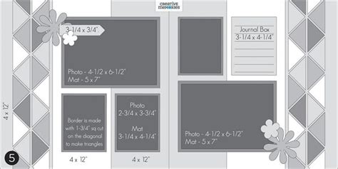 From Creative Memories Scrapbook Layout Sketches Scrapbook Tutorial