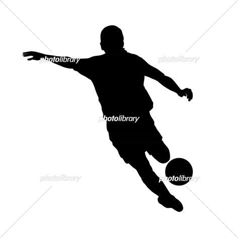 サッカーシルエット イラスト素材 3158604 フォトライブラリー Photolibrary