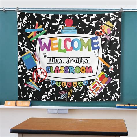 Custom Teacher Classroom Tapestry Back To School Ts Teacher