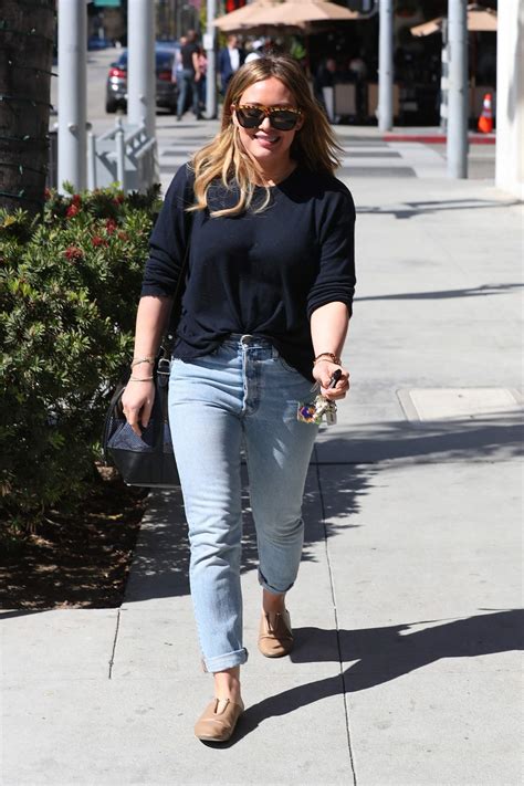 Hilary Duff Wears Vintage Style Jeans The Jeans Blog