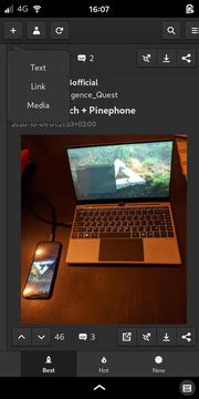 LINMOB Net Building Software From The AUR Part Reddit Clients For The PinePhone