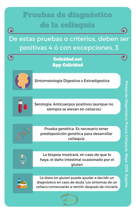 Las Cinco Pruebas De Diagnóstico De La Celiaquía Celicidad