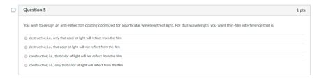 Solved Dquestion 5 1 Pts You Wish To Design An
