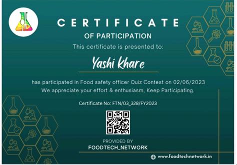 Yashi Khare On Linkedin Thank You Foodtechnetwork For This Helpful Quiz Program