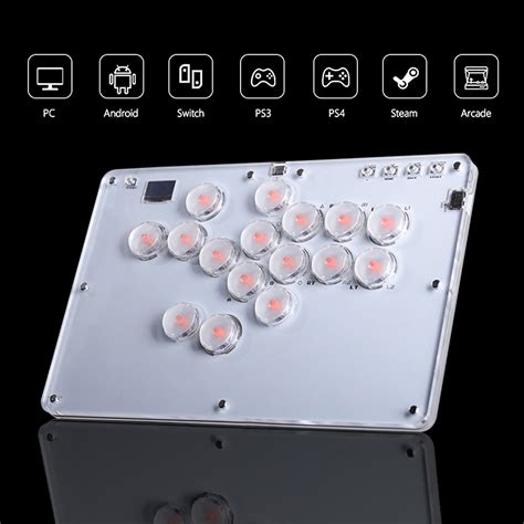 ⚔funfortress hitbox arcade fighting video game hot swap encoder